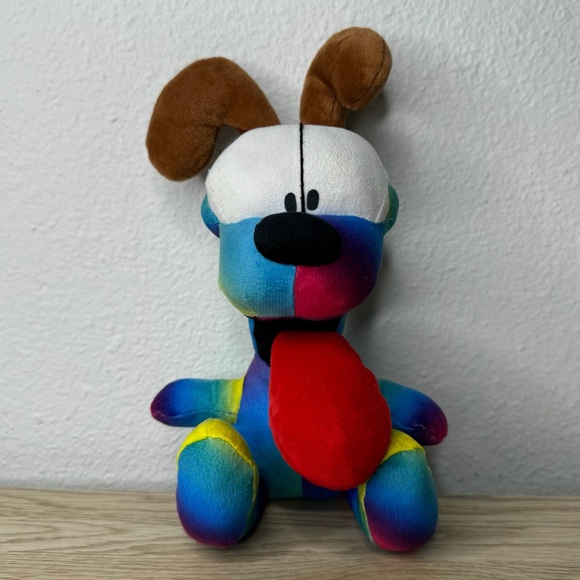 Nickelodeon | Toys | Garfield And Friends Colorful Rainbow Odie Stuffed ...